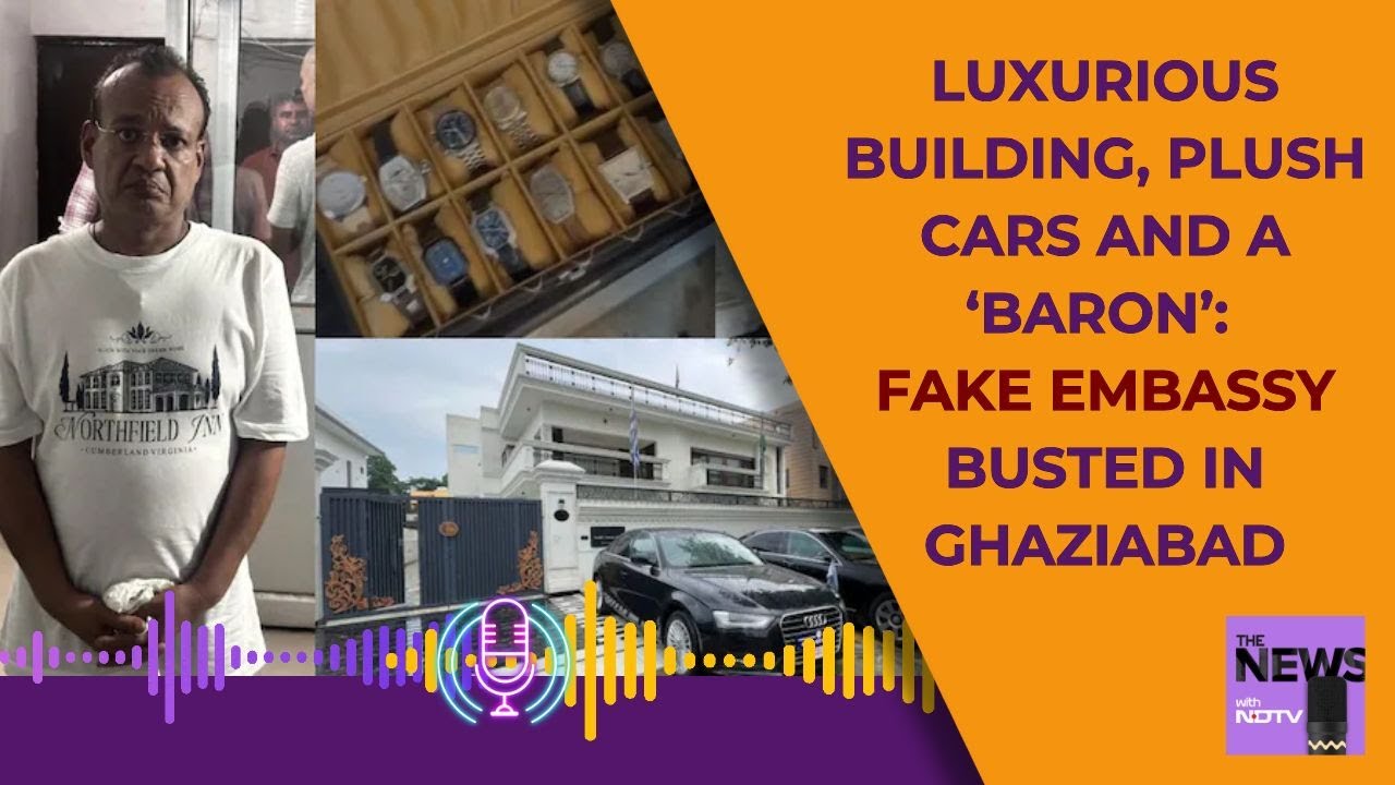 Fake Embassy In Ghaziabad | STF Busts Man Running Fake Embassy In ...