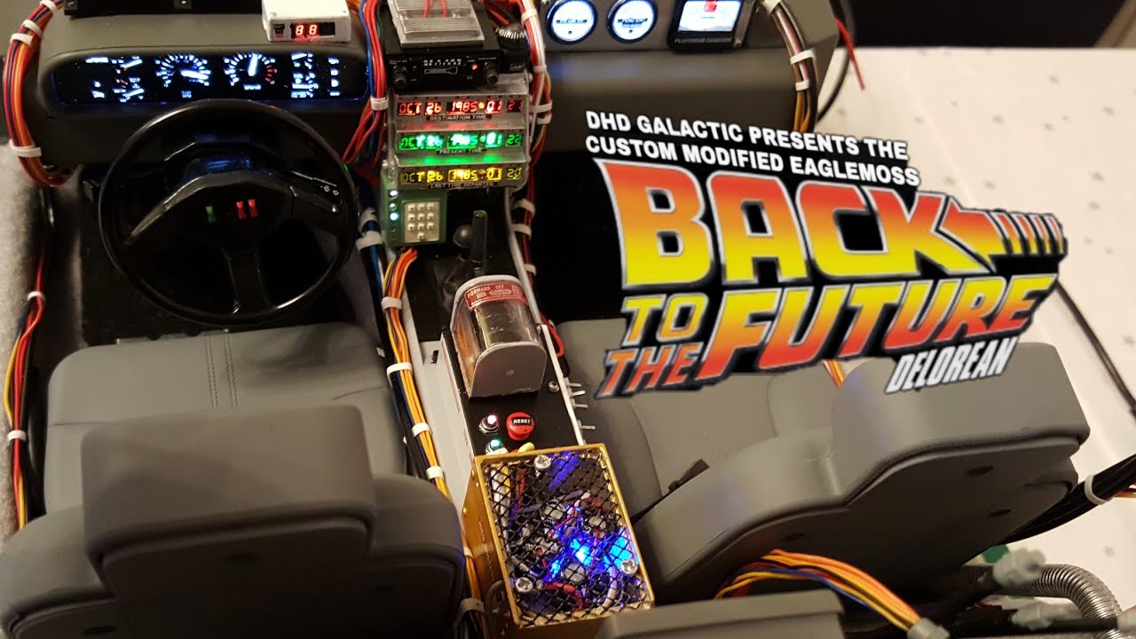 Build the delorean time travel mode plutonium chamber update. - YouTube