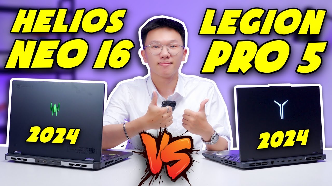 So sánh Predator Helios Neo 16 vs Legion Pro 5 (2024) Laptop gaming ...