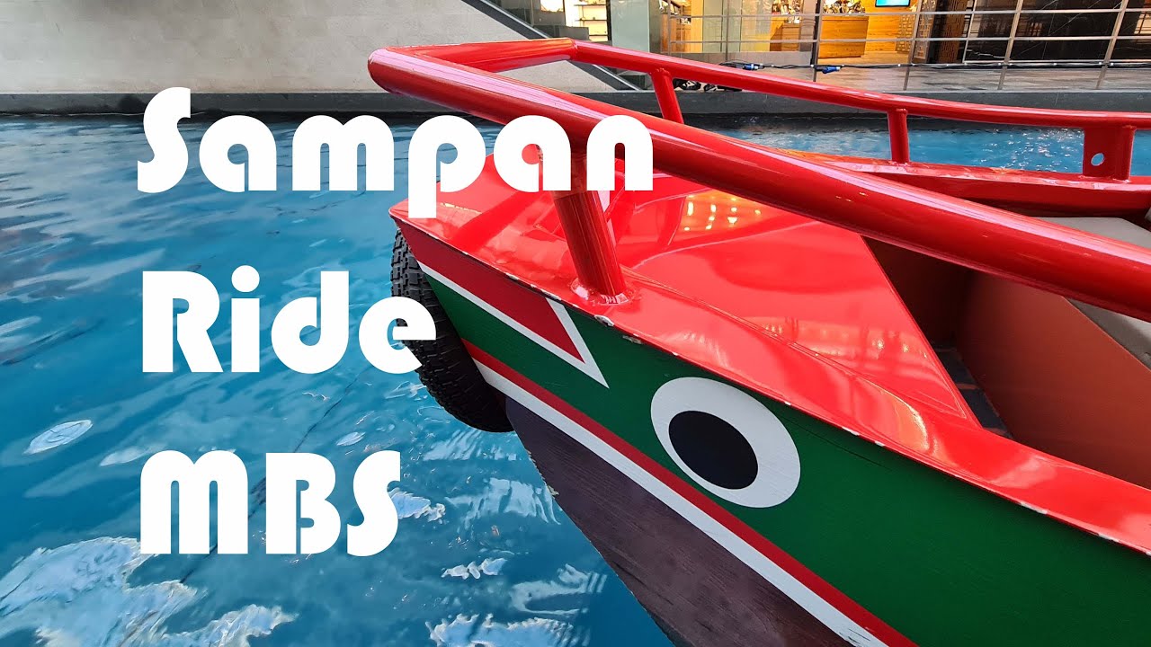 Sampan Ride Marina Bay Sands The Shoppes - YouTube