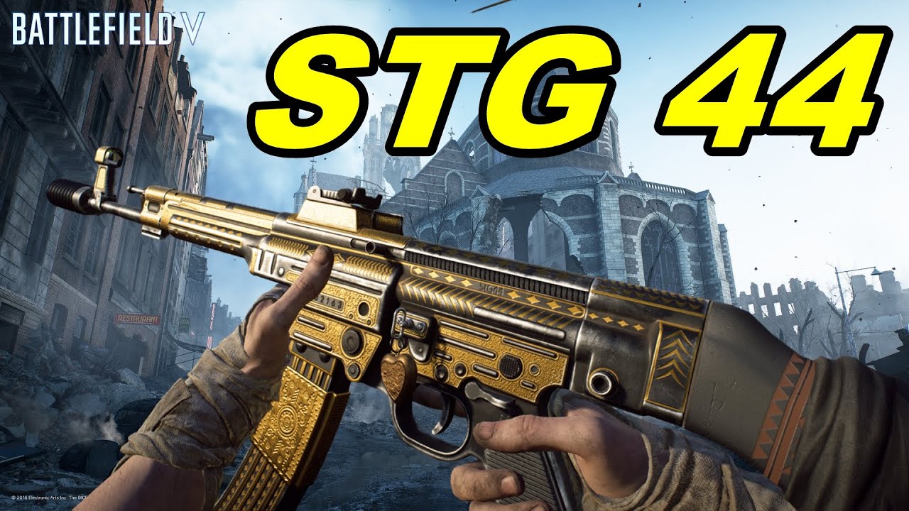 DESTRUINDO COM A MELHOR ARMA DO JOGO STG 44 - BATTLEFIELD V - YouTube