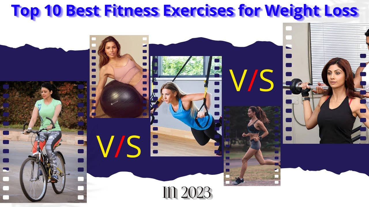 Top 10 Best Fitness Exercises for Weight Loss - YouTube
