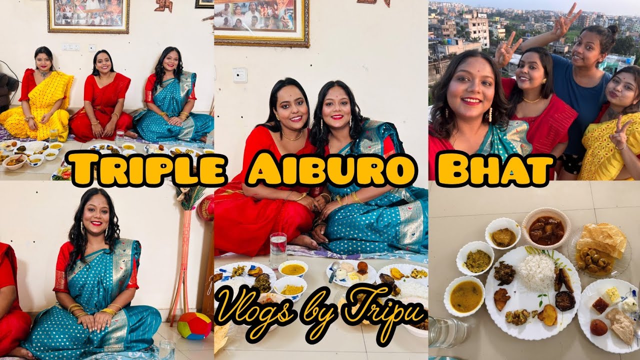 Bandhobir Barite Triple Aiburo bhat - Vlog by Tripu - YouTube