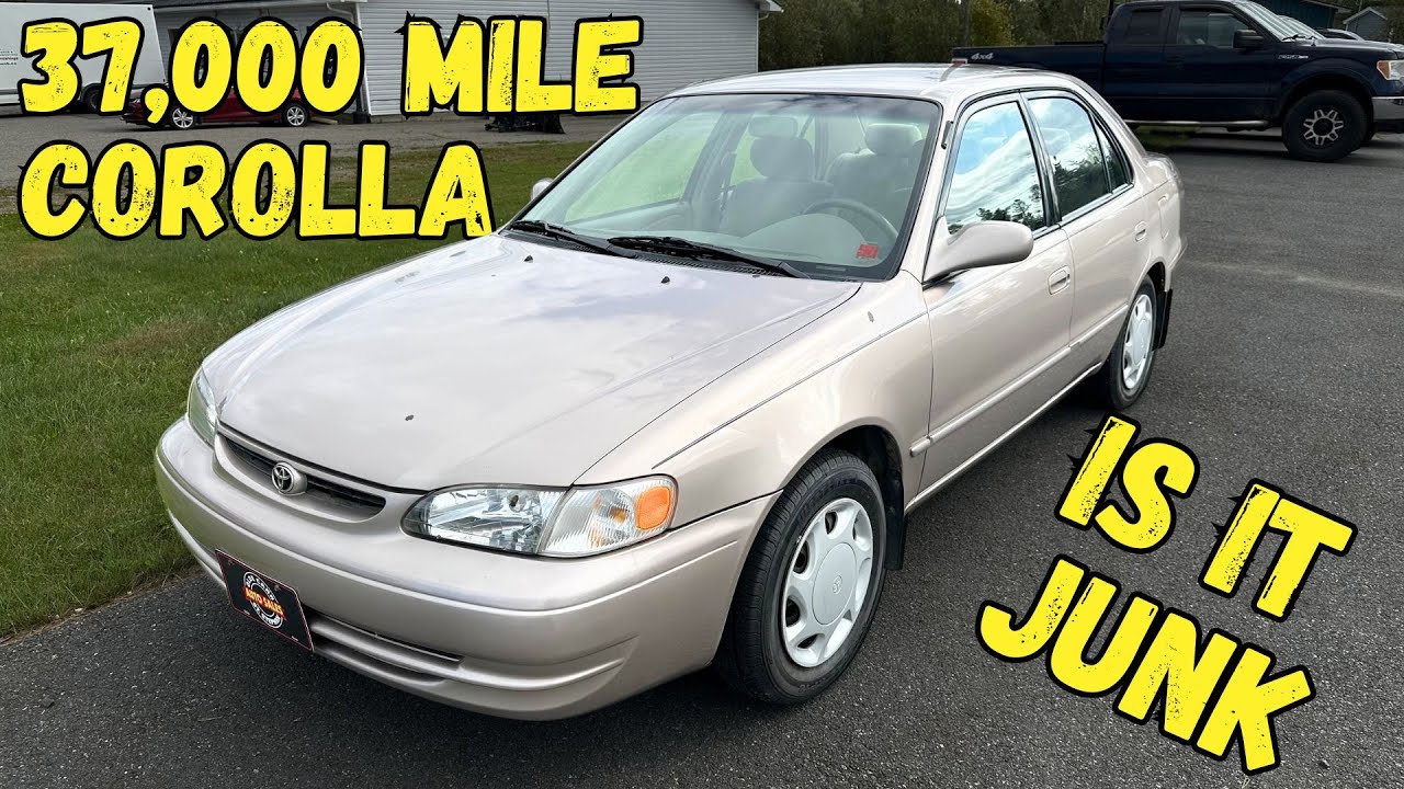 2000 Toyota Corolla LE FOR SALE! Just 37,500 Miles! Is It JUNK? - YouTube