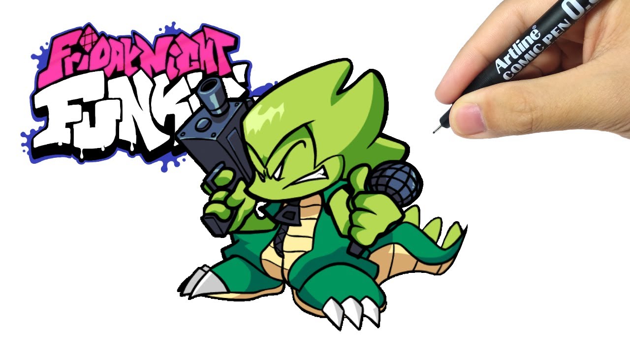 How to draw friday night funkin, How to draw friday night funkin ...