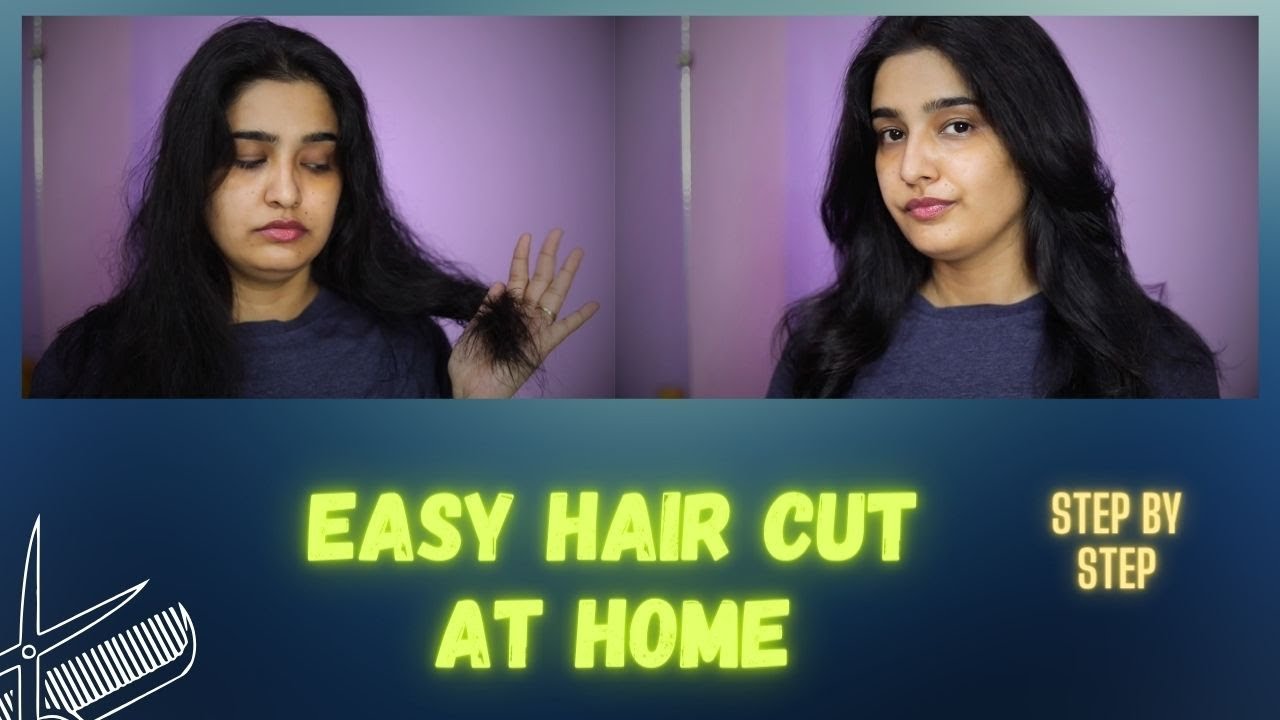 Easy Hair Cut at Home || Step by Step || Anita Malik #selfhaircut # ...