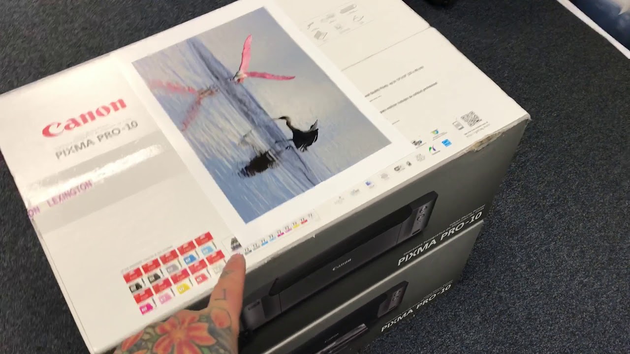 😱 $700 NEW PRO CANON printers for $50 ! 100% New with INK - YouTube