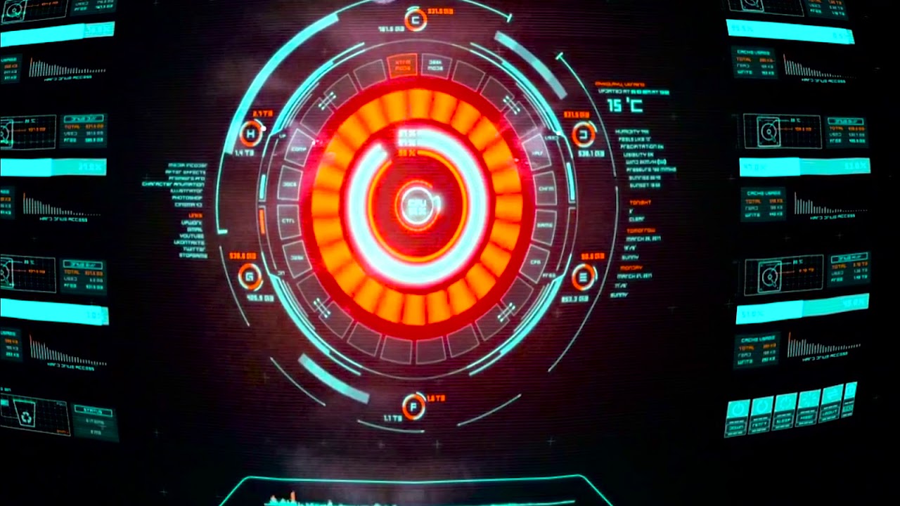 IRON MAN HUD TRIALS - YouTube
