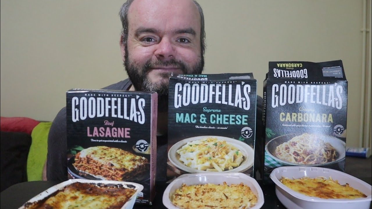 Goodfellas pasta range taste test uk mukbang - YouTube