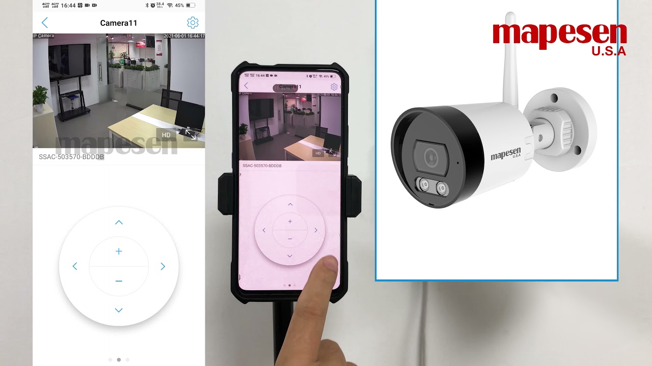 MAPESEN Smart WiFi TF Card CCTV Security Camera L2I - YouTube