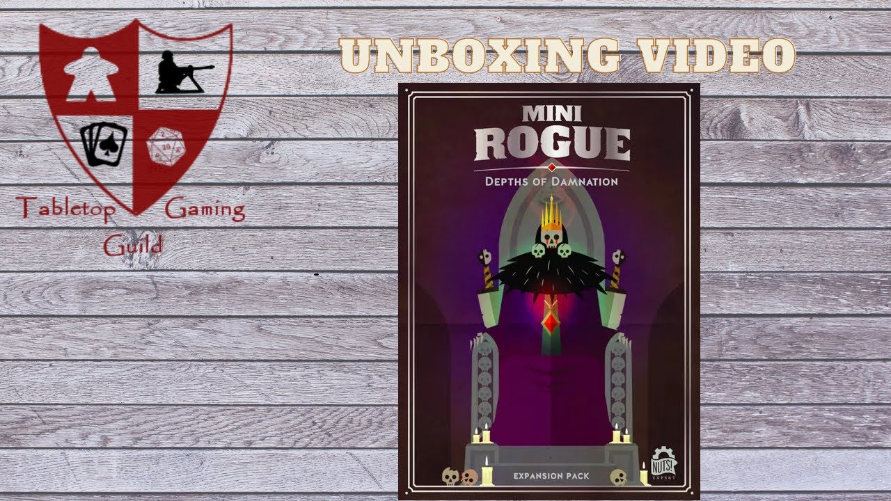 Mini Rogue Depths of Damnation Expansion Unboxing - YouTube