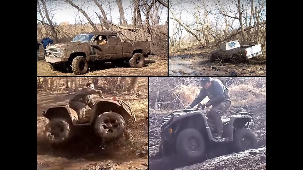 Deep Mud Lifted Ford F-150 Chevrolet K1500 Can-Am Outlander Arctic Cat ...