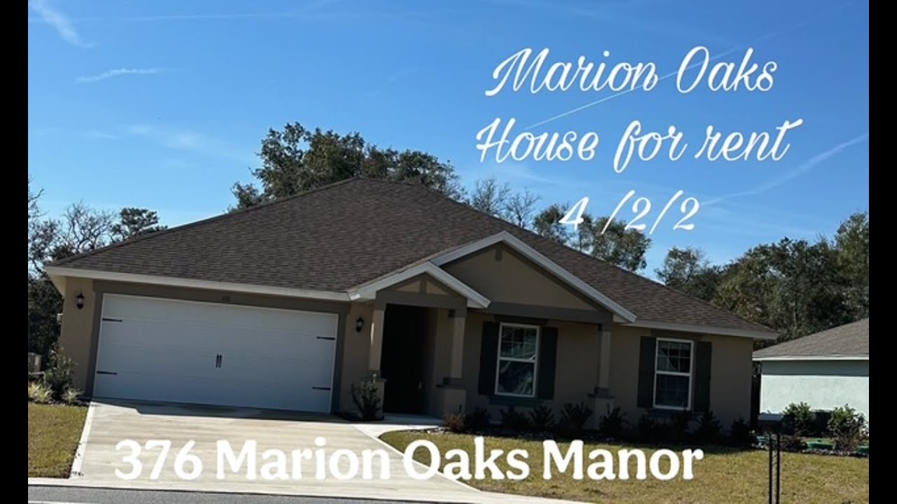 #Ocala, FL real estate Marion Oaks/ 4 Bedroom 2 Baths House for Rent ...