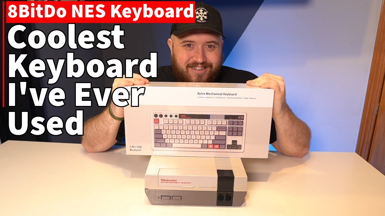 My New Favorite Keyboard! 8BitDo Retro NES Keyboard - YouTube