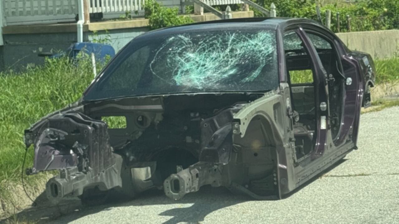St. Charles woman finds stolen car gutted in north St. Louis - YouTube