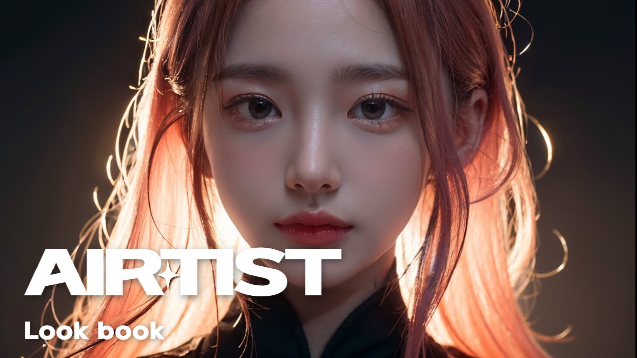 [4k Ailookbook] 양갈래 머리! 😍 ai lookbook 19 girl 룩북 - YouTube