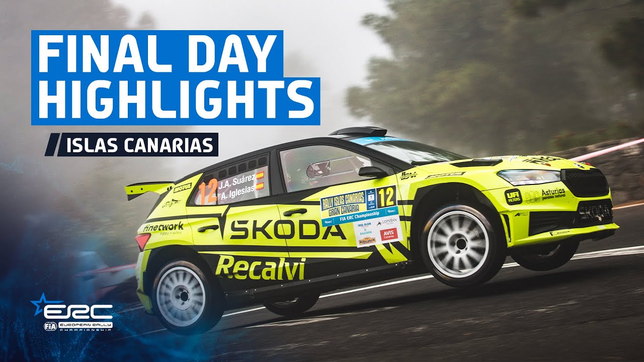 Final Day Highlights | ERC Rally Islas Canarias 2023 - YouTube