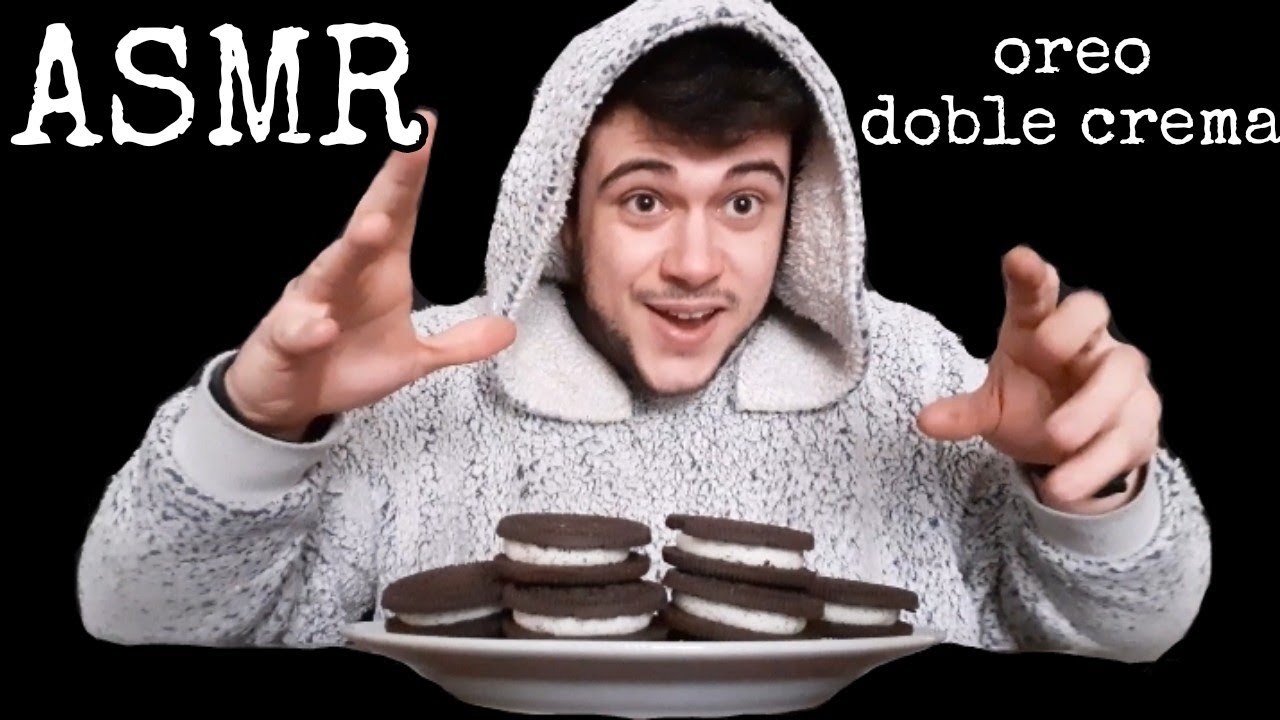 ¡ASMR comiendo OREO DOBLE CREMA, DELICIOSO! | ¡NEXT LEVEL ASMR! - YouTube