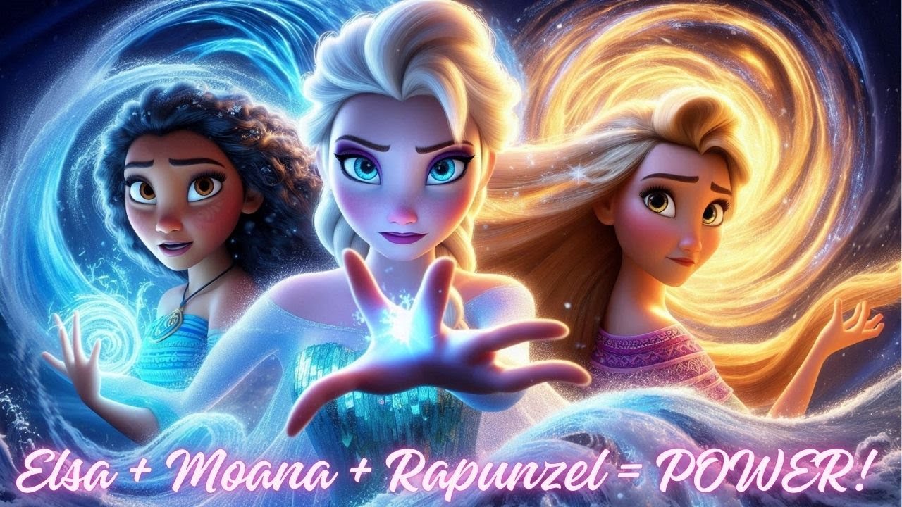 Elsa, Moana & Rapunzel Team Up to Save the Kingdom! 🌊 | Frozen Bedtime ...