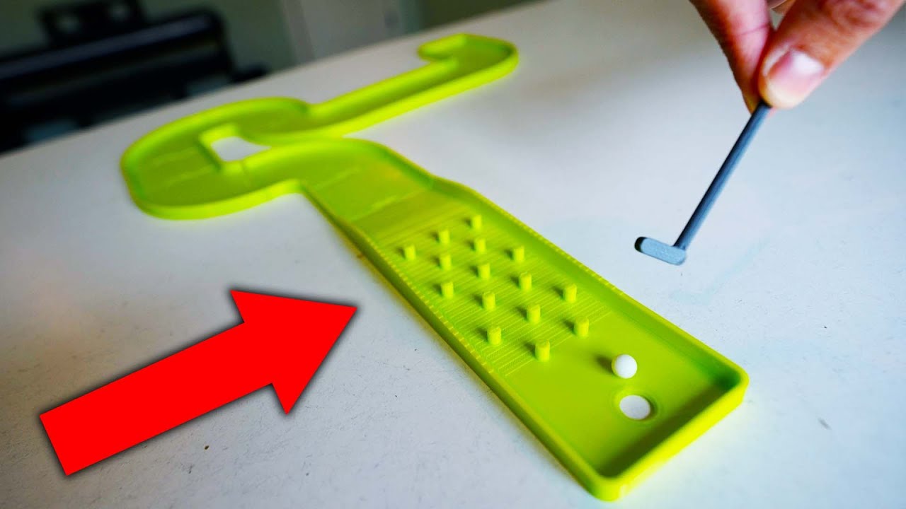 3D PRINTED MINI GOLF! - YouTube