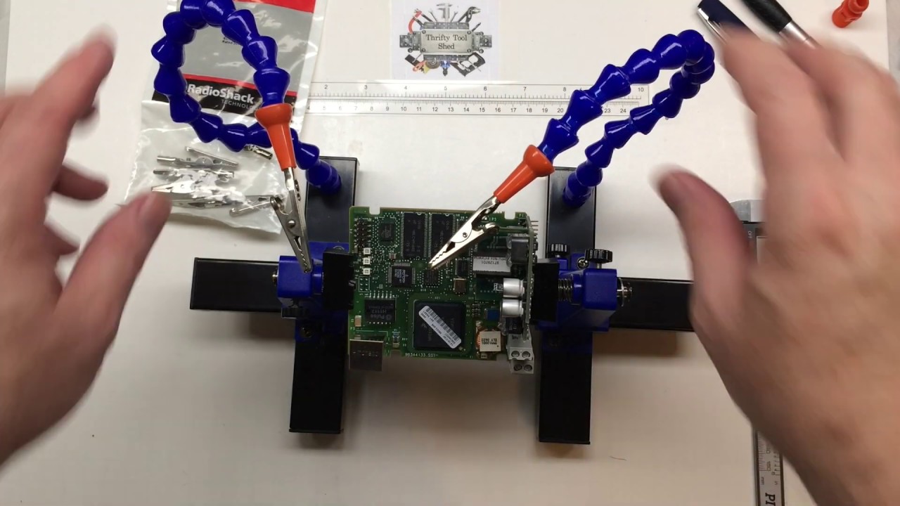 Useful Circuit Board Holder with Modification - YouTube
