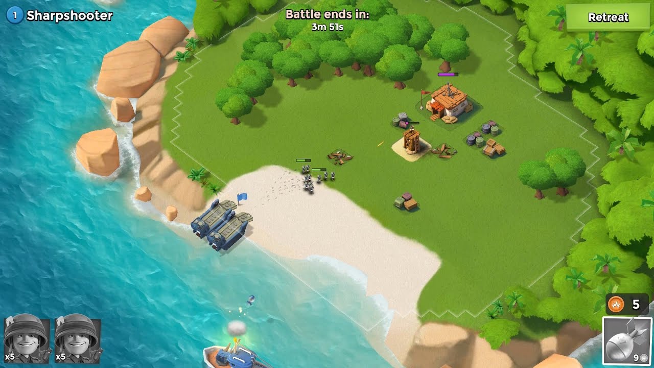 Level 2 (1) Sharpshooter [Boom Beach] - YouTube