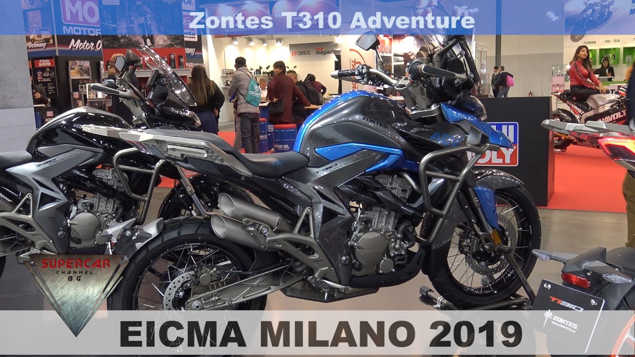 2020 Zontes T310 Adventure Super Motorcycle Unveiled Walkaround at ...