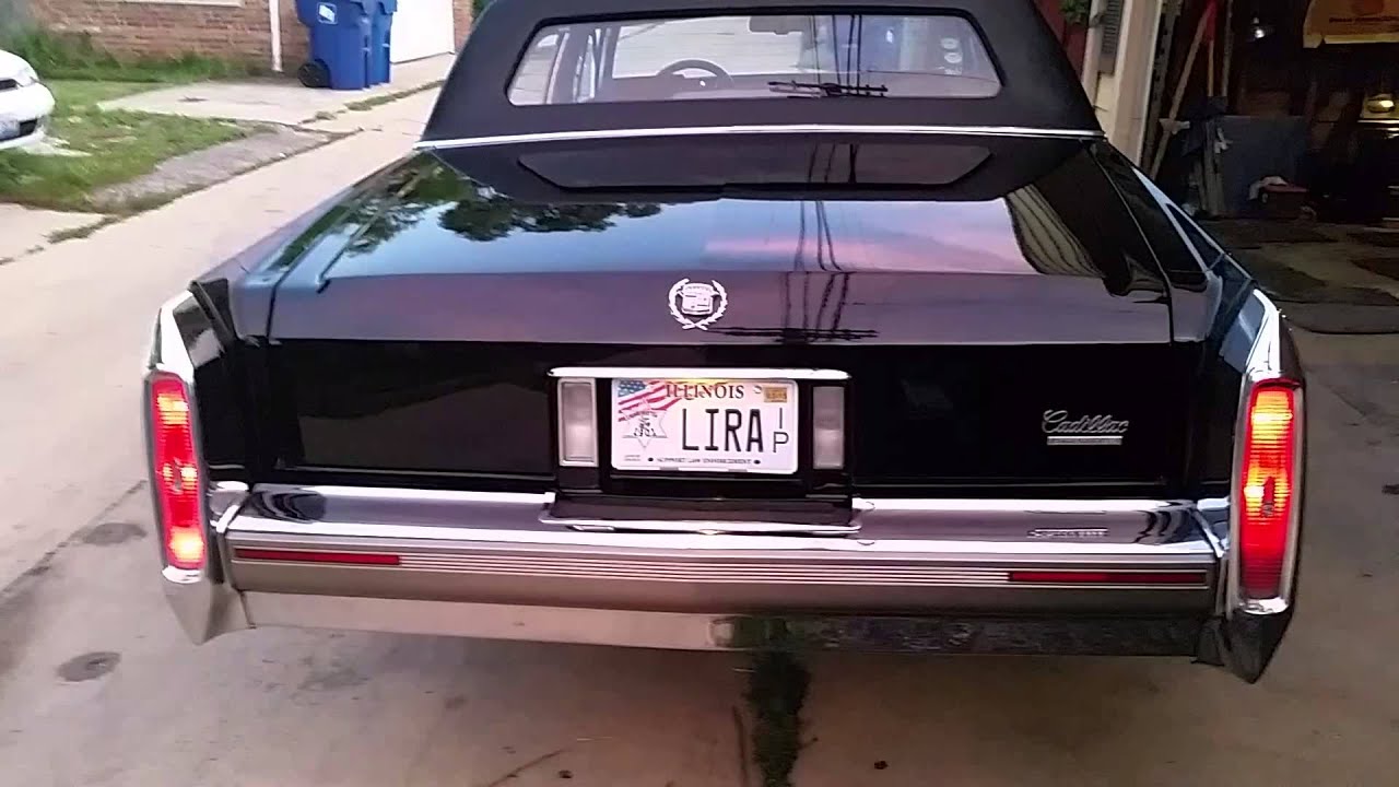 Tony's 1991 Cadillac Brougham D'Elegance. - YouTube