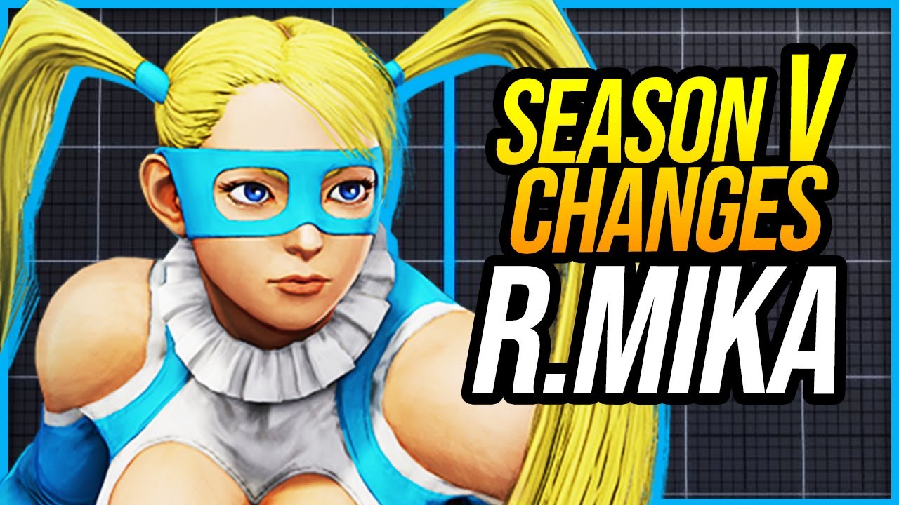 ALL R.Mika Changes - Season V - Street Fighter V Champion Edition - YouTube
