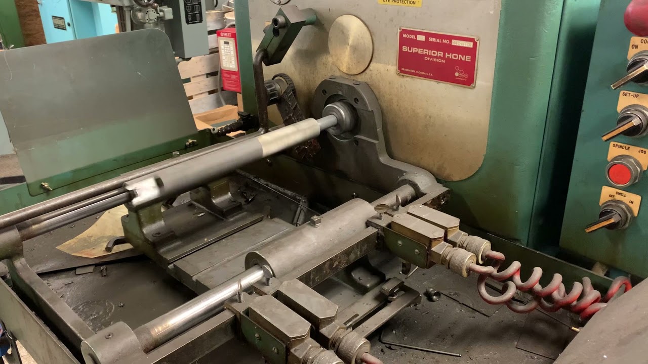 Superior Honing Machine - for sale - YouTube