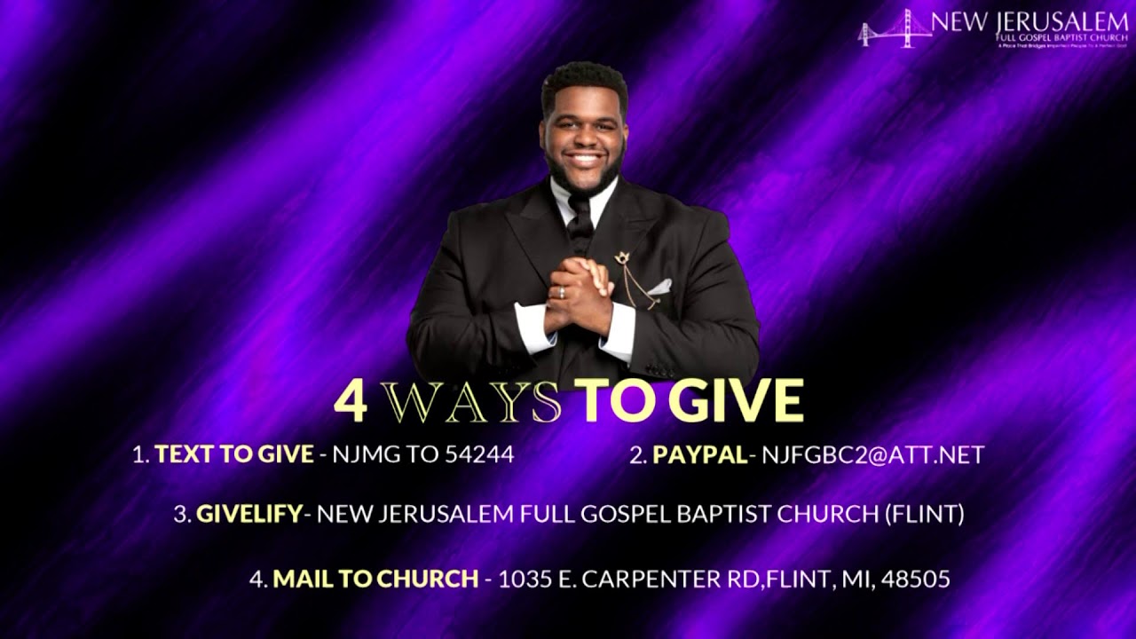 New Jerusalem FGBC Live Broadcast - YouTube