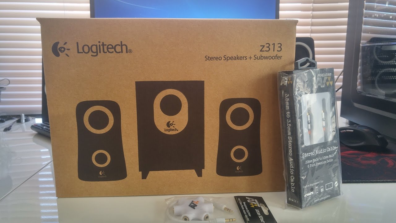 Best $40 Speakers? Logitech Z313 Speaker And NuclearAV Review - YouTube