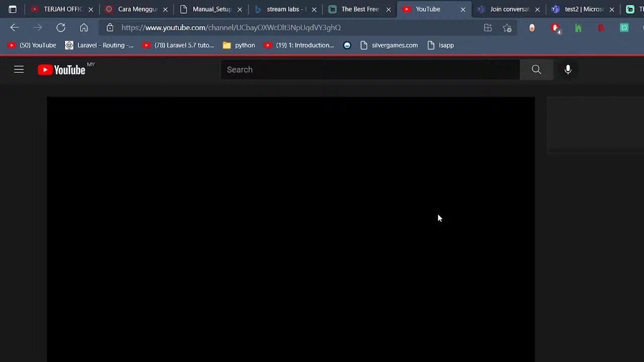test live streamlabs obs - YouTube