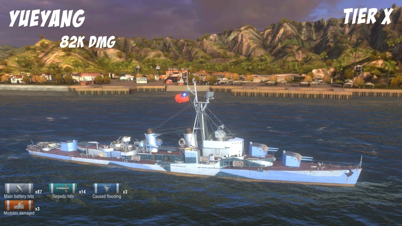 Yueyang , Silence Deep Water Torpedo 82k Damage | World of Warships ...