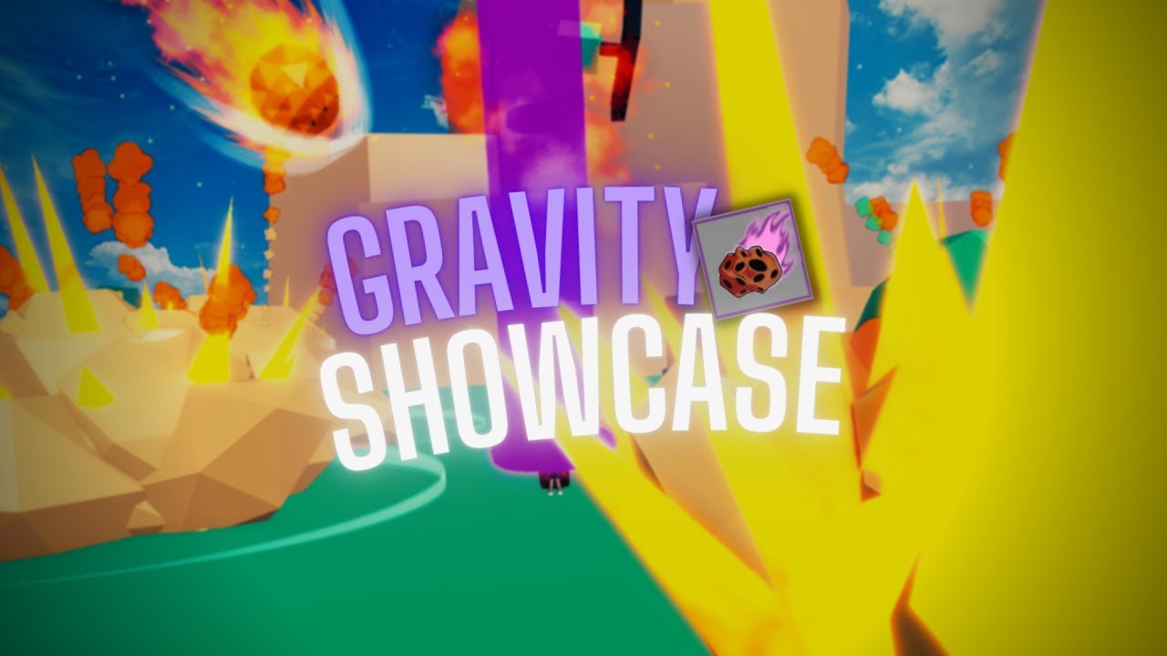 Gravity Before Rework Showcase + Dmg Skill | Blox Fruits - YouTube