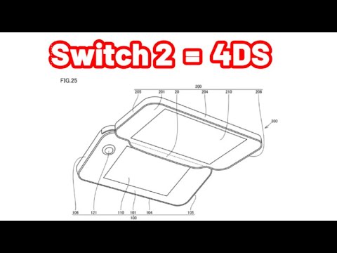 New Patent Reveals The Nintendo Switch 2's Design & It's A 4DS!! - YouTube