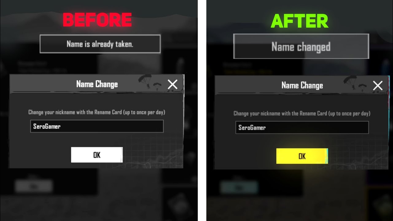 How to fix name already taken problem in BGMI, Pubg mobile - YouTube