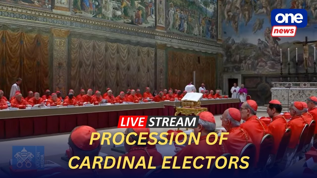 LIVE: Procession of Cardinal Electors - YouTube
