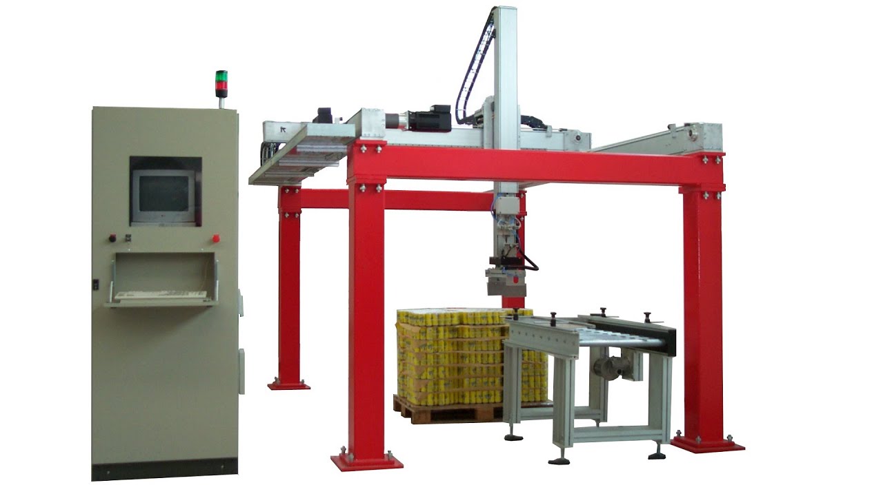 D1 - Robot cartesiano per l'asserviemtno di una macchina utensile - YouTube