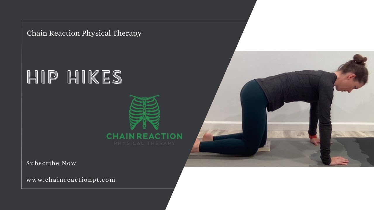 Hip Hikes for Low Back Pain - YouTube