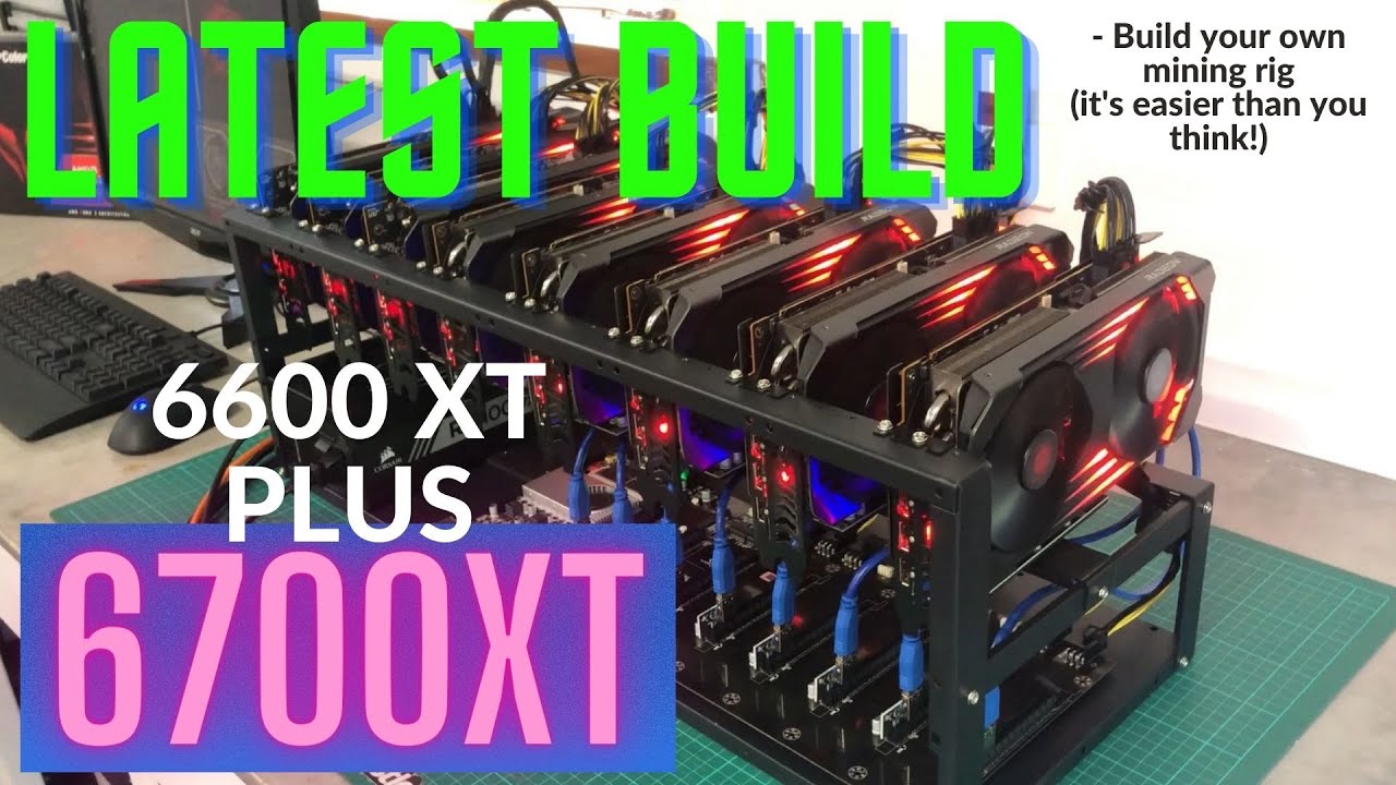 6700 XT mining rig build - YouTube