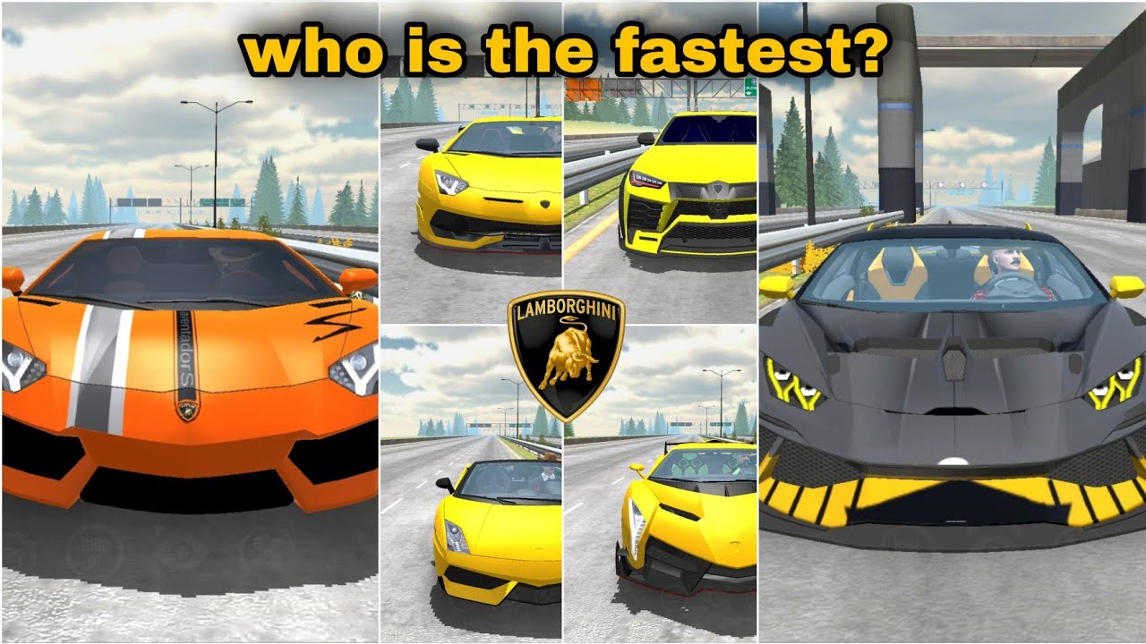 Top Speed Of All Lamborghini In Car Parking Multiplayer New Update ...