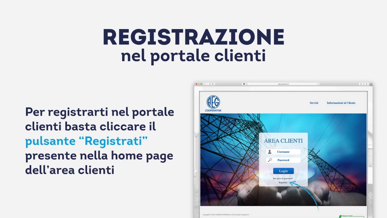AEG Coop - Come fare per... Portale Clienti - YouTube