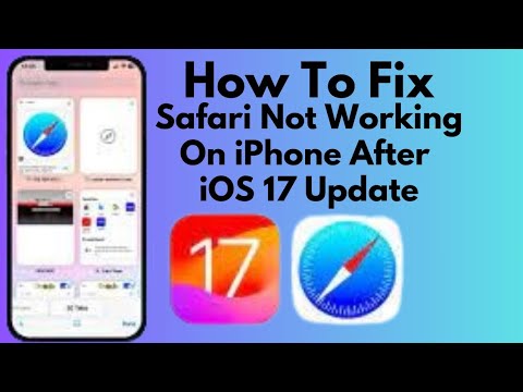 How To Fix Safari Not Working On iPhone After iOS 17 update (2024 ...