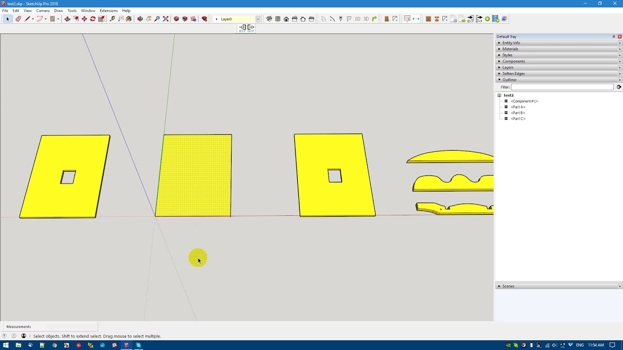 dxf export and import - YouTube