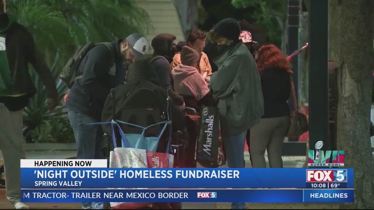 'Night Outside' Homeless Fundraiser - YouTube