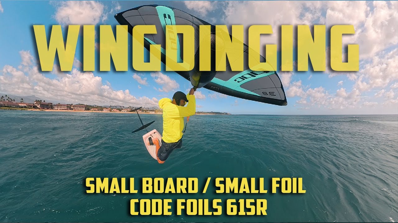 WINGDINGING ON HOMEMADE BOARD WITH CODE FOILS 615R WING - YouTube