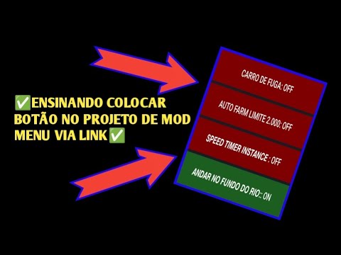 🔥ENSINANDO COLOCAR BOTÃO NO PROJETO DE MOD MENU VIA LINK - YouTube