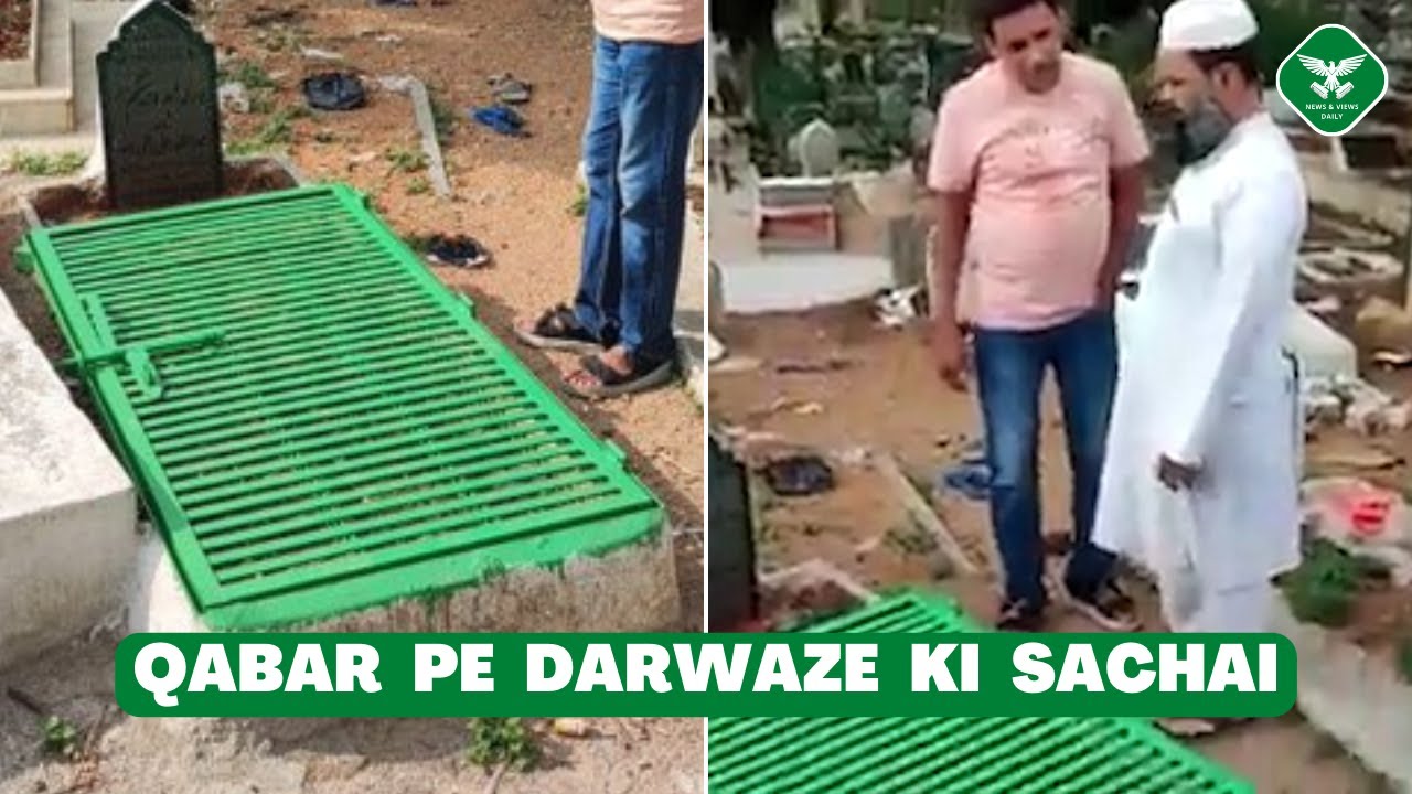Qabar pe darwaze ke viral tasweer pakistan ke nahi hyderabad shehar ki ...