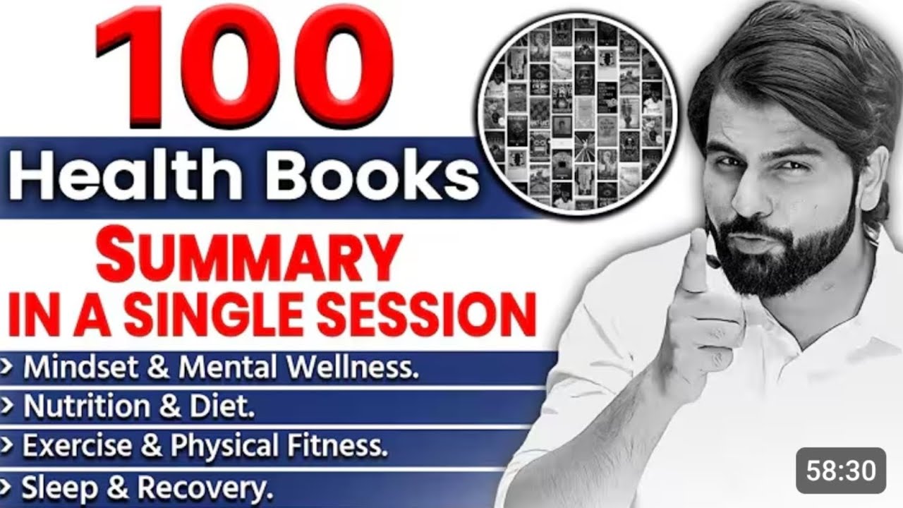📚100 Health Book Summary in One Session | Sessions By ABK Sir ...